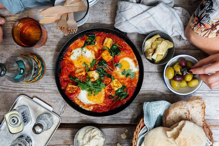 Shakshouka med Grilloumi | Recept från Fontana